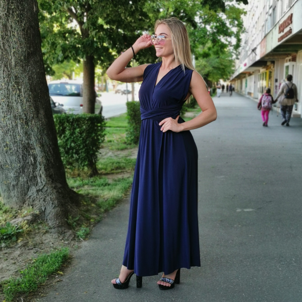 SÖTÉTKÉK infinity ruha - Best Ruházat - Női Ruha webáruház ...