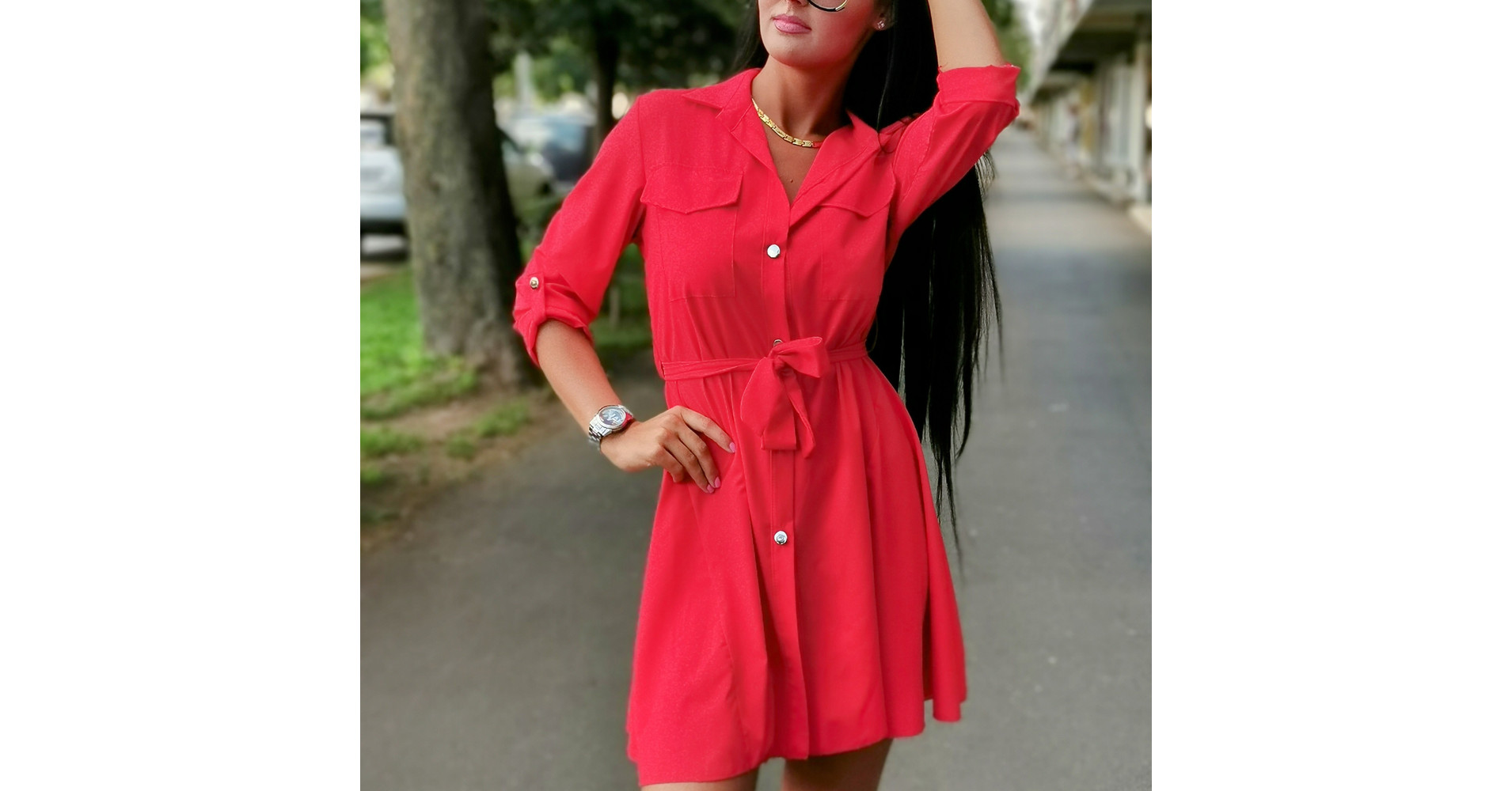 PIROS ingruha - Best Ruházat - Női Ruha webáruház - Bestruhazat.hu ...